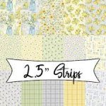 2.5 inch STRIPS: Zest for Life by Wilmington Prints - 40 piece 2.5 inch Fabric Strips Flat Pack ...