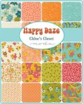 Happy Daze Vibing Aqua by Chloe's Closet for Moda Fabrics
