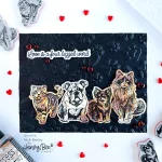 Honey Bee Stamps - Embossing Folder - Paw Prints