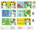 NEW! Huggable & Loveable Bingo Fabric Soft Book Fabric Panel - 703081217328