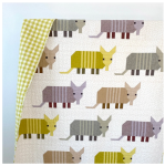 Armadillos Quilt and Pillow Pattern by Elizabeth Hartman - 703556051730