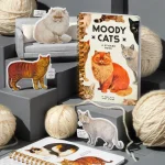 Brass Monkey Moody Cats Sticker Book - 9780735382930