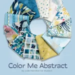 Color Me Abstract Minamalist Collage Jade by Julie Hamilton for Studio ...