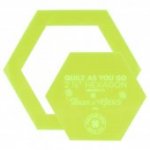 Quilt As You Go 2 1/2 Hexagon Template Designed by Daisy & Grace for ...