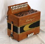 7951 - Excellent Cherry Castagnari Hascy Diatonic Button Accordion GC ...