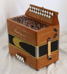 7951 - Excellent Cherry Castagnari Hascy Diatonic Button Accordion GC ...
