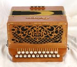 7951 - Excellent Cherry Castagnari Hascy Diatonic Button Accordion GC ...