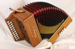 7951 - Excellent Cherry Castagnari Hascy Diatonic Button Accordion GC ...